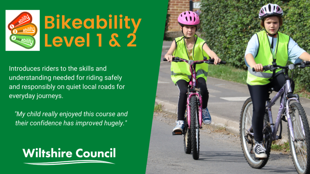 Bikeability Level 1/2 training - One Chippenham