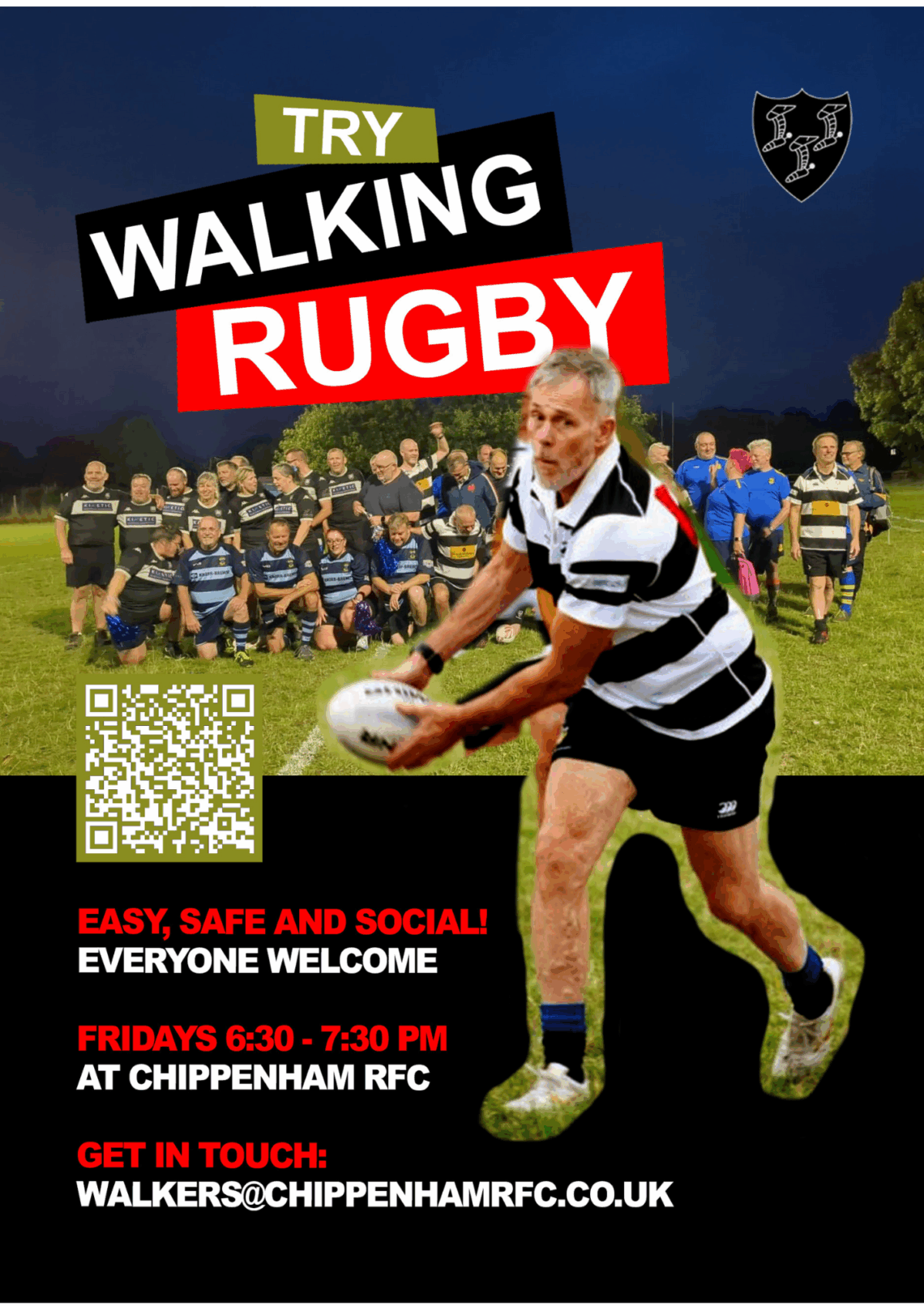 Chippenham Walking Rugby - open to all genders and ages! - One Chippenham
